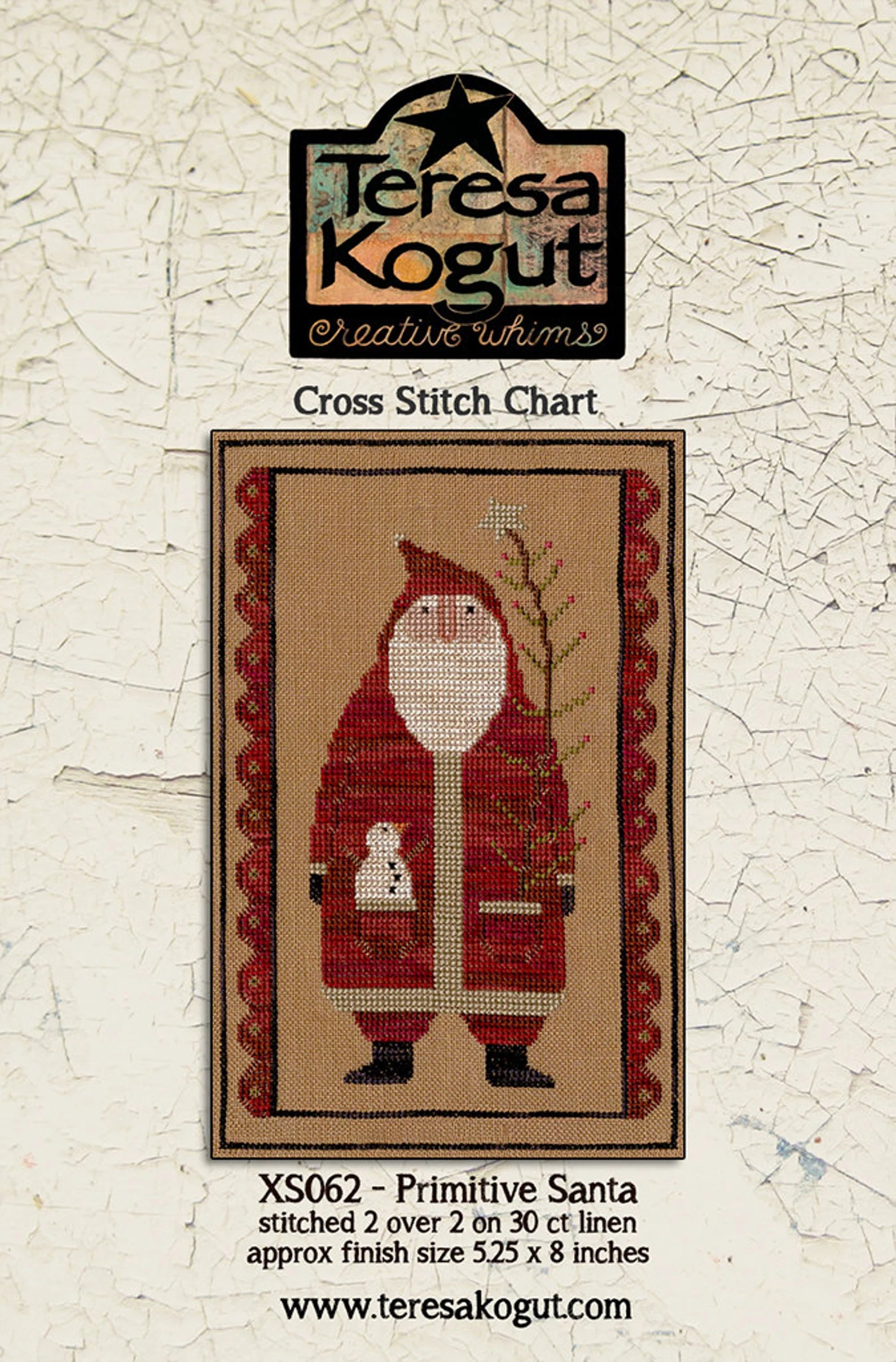 Teresa Kogut - Primitive Santa – Koko X Stitch